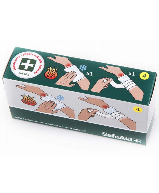 Köp Ask 4 Brännskadepaket från oss på Safeaid - en trygg partner