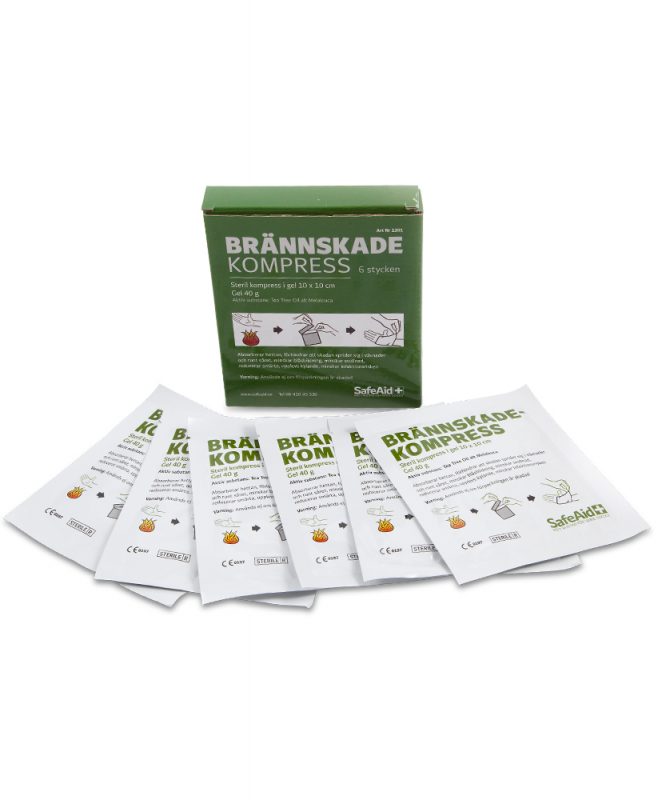 Brännskador | Produkter inom Första Hjälpen och brand | SafeAid