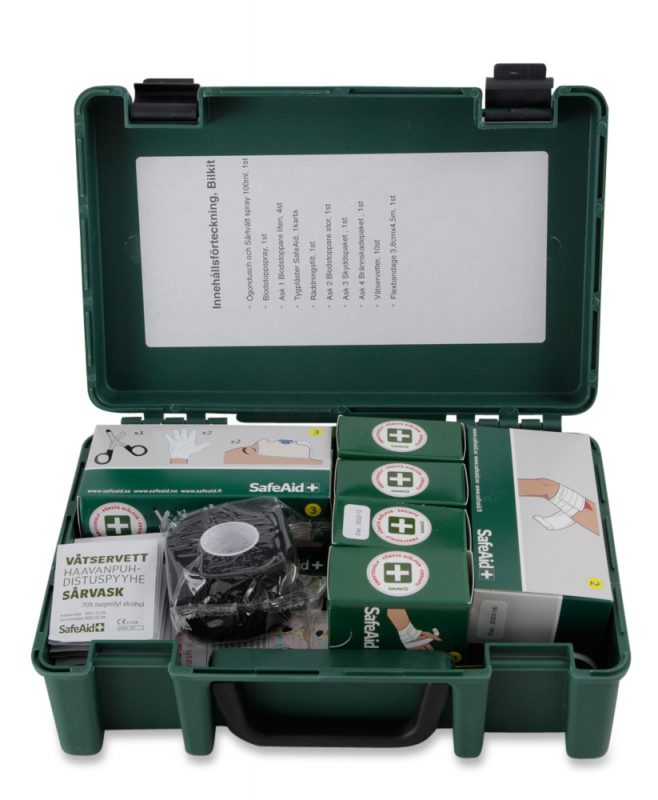 Köp Första Hjälpen Bilkit från oss på Safeaid - en trygg partner
